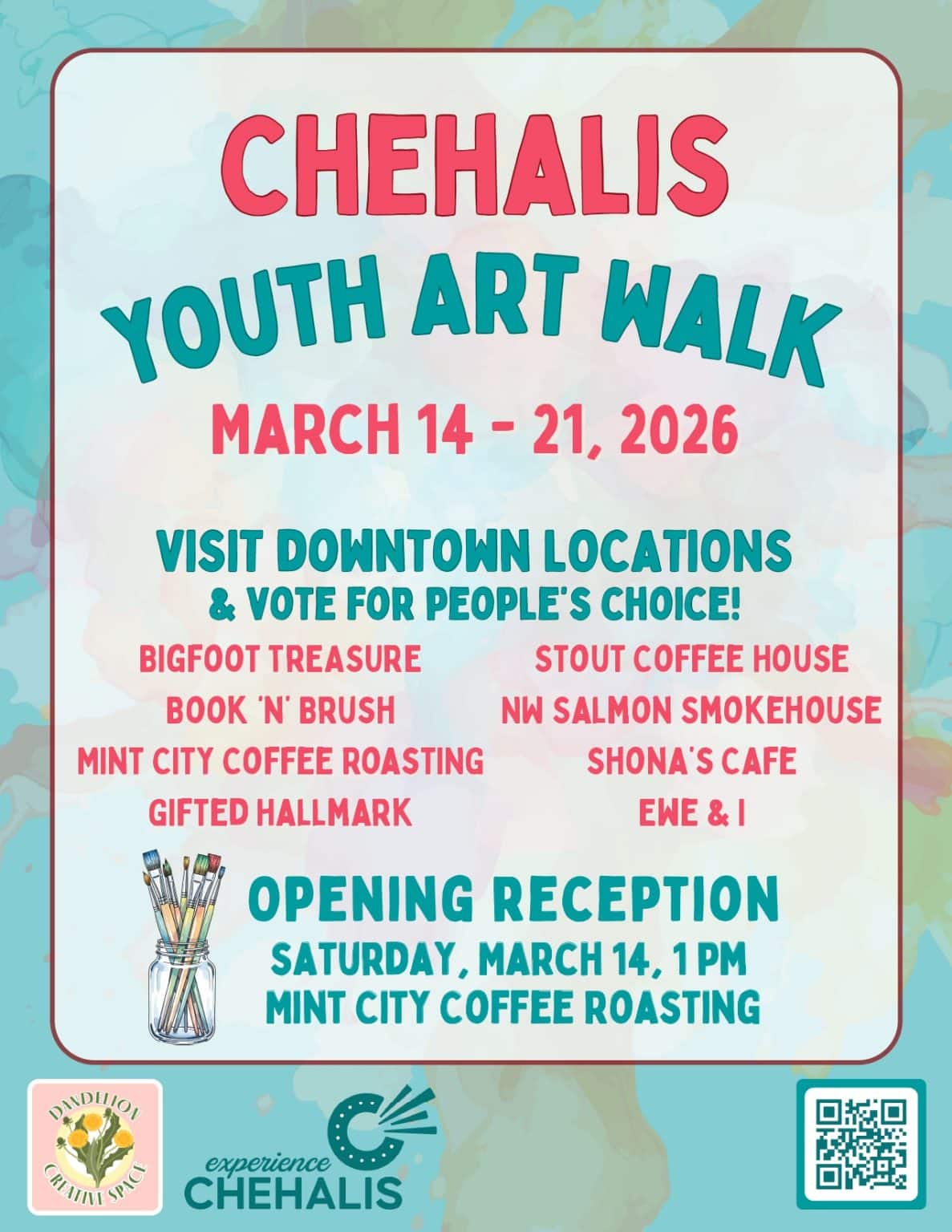 Inaugural Chehalis Youth Art Walk Winners Announced - Experience Chehalis